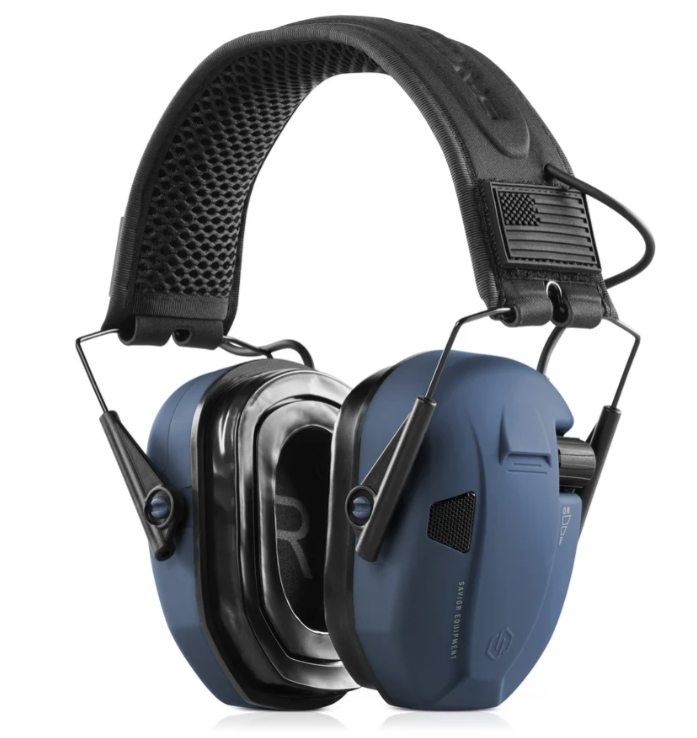 Savior Apollo Electronic Ear Pro - Midnight Blue | JJ Gun Supply